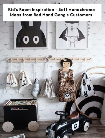 Ideas for Styling your Red Hand Gang Hanger - Soft Monochrome Rooms